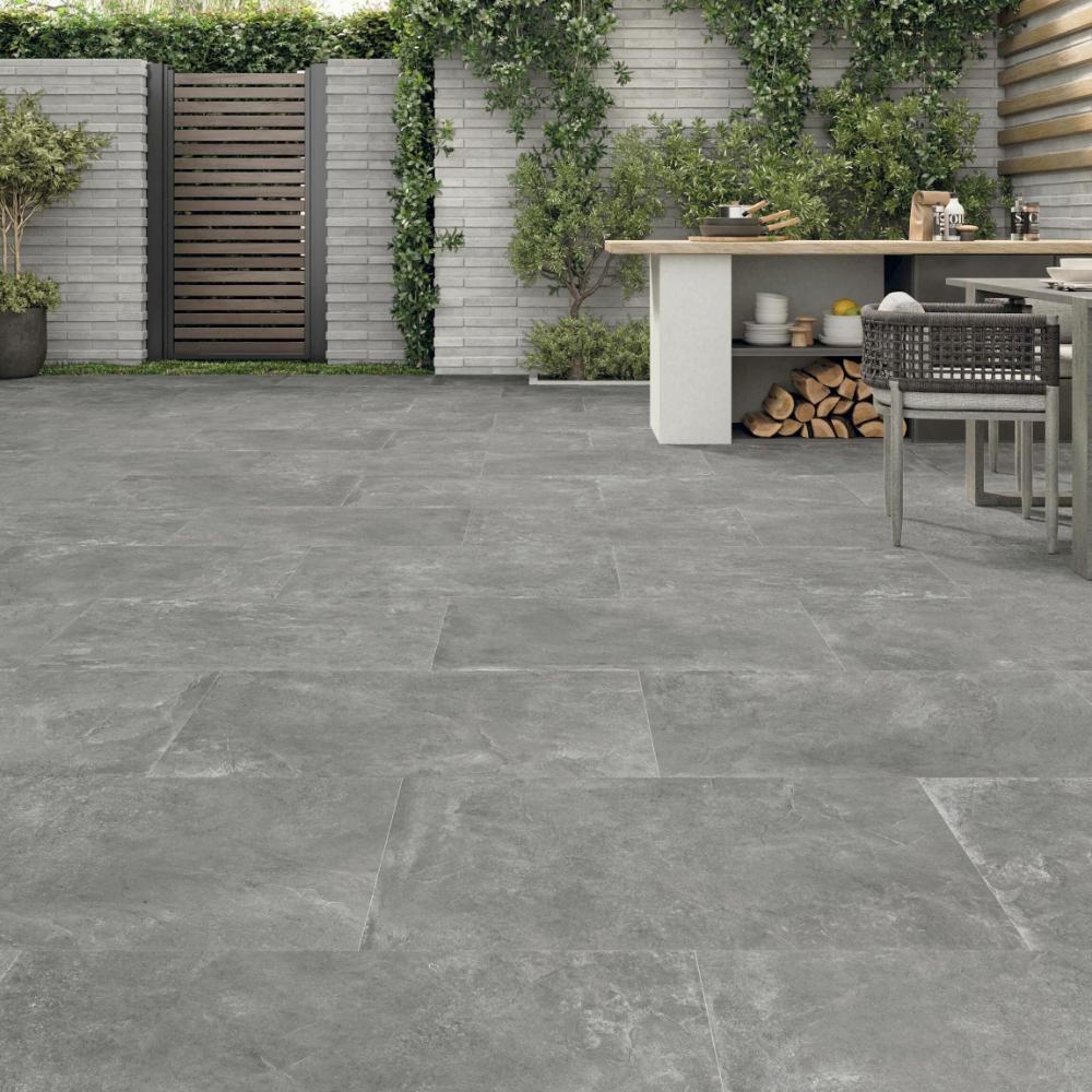 Splendour Merlot 900x600 Grey Slate Effect Slabs Tiles