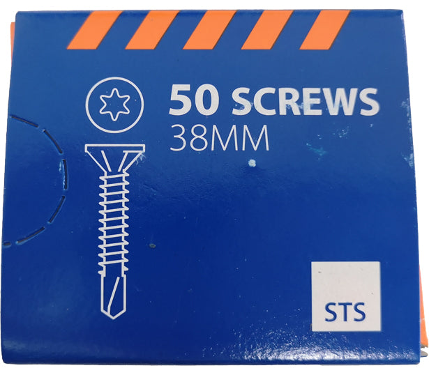 NoMorePly 38mm STS Fibre Cement Board Screws (Box of 50)